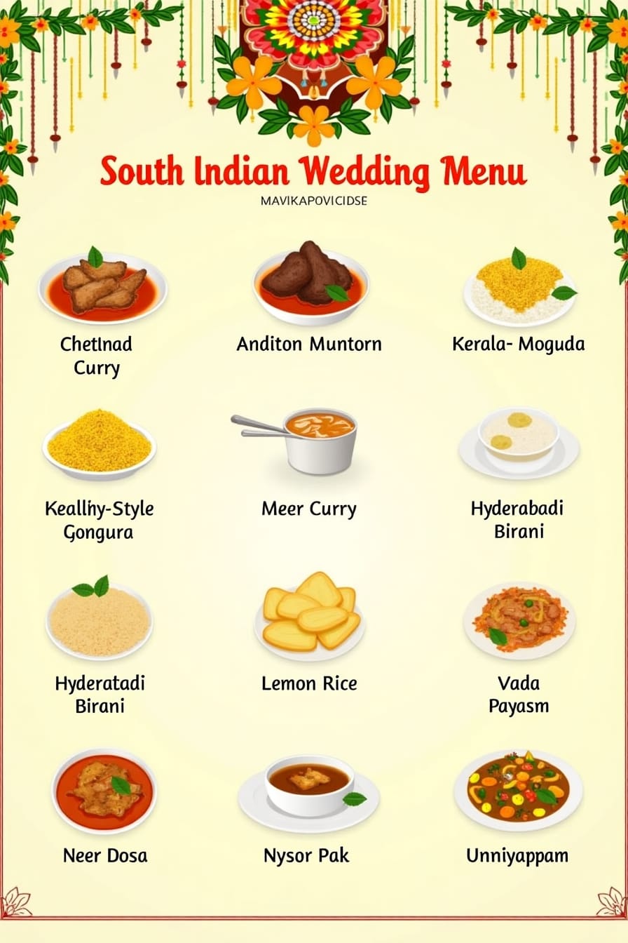 The Ultimate Indian Wedding Menu List: A Culinary Journey